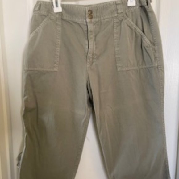 Caribbean Joe | Pants & Jumpsuits | Carribean Joe Army Green Cotton ...